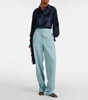 JOSEPH Childs Silk Satin Shirt