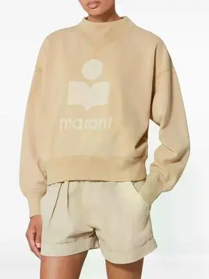 MARANT ETOILE Moby Logo Sweatshirt - Neutrals