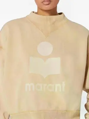 MARANT ETOILE Moby Logo Sweatshirt - Neutrals