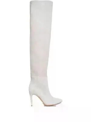 GINISSIMA 95mm Milana Thigh-high Boots - Grey