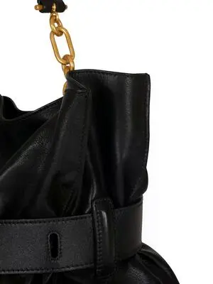 Balmain Medium Anthem Shoulder Bag - Black
