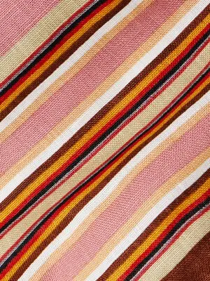 Faithfull The Brand Ebbe Shirred Striped Linen Bandeau Top - Multi