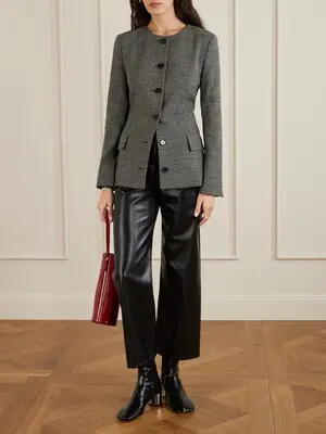 Proenza Schouler Annemarie Mélange Wool-blend Tweed Jacket - Gray