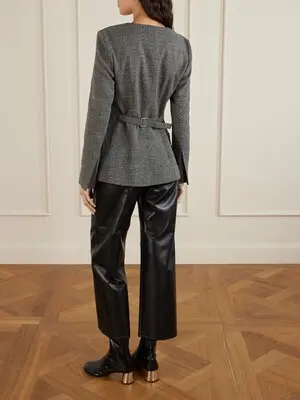 Proenza Schouler Annemarie Mélange Wool-blend Tweed Jacket - Gray