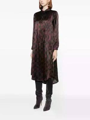 Cynthia Rowley Geometric Print Midi Dress