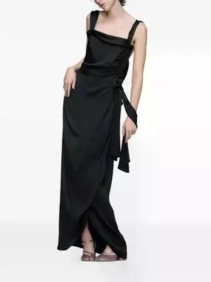 MAISON MARGIELA Asymmetric Gown With Bow Detail