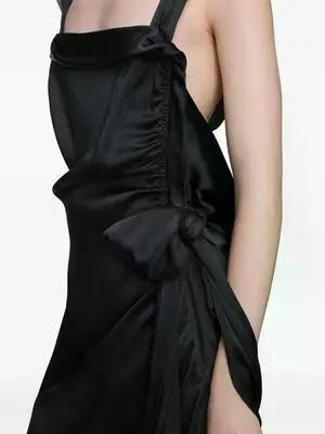 MAISON MARGIELA Asymmetric Gown With Bow Detail