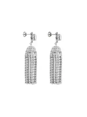 Rabanne Crystal-embellished Tassel Earrings