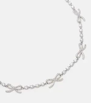 SELF-PORTRAIT Crystal-embellished Necklace