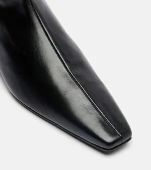 TOTEME Leather Ankle Boots