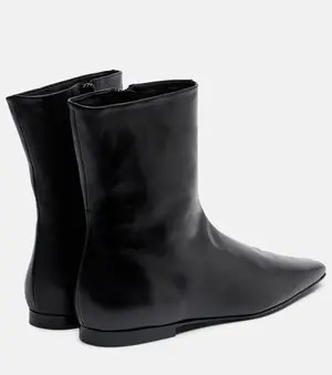 TOTEME Leather Ankle Boots