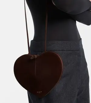 Alaïa Le Cour Heart Shoulder Bag - Brown