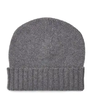 Isaia Isaia Cashmere Beanie Grey