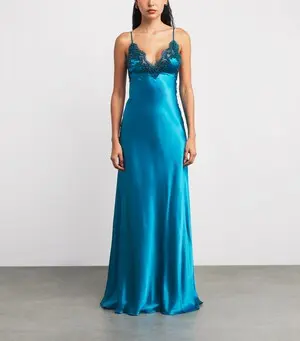 Rosamosario Silk Hope Maxi Nightdress