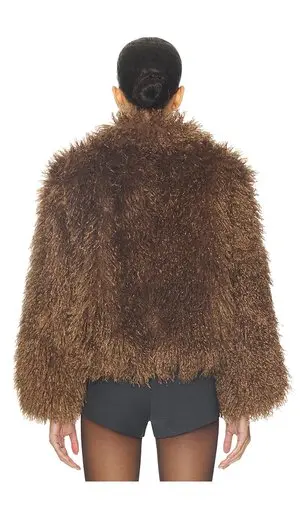 Astr The Label Kamrath Faux Fur Jacket