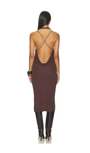 GEEL Sill Dress - Brown
