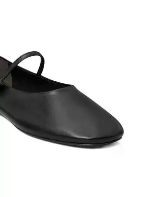 Tory Burch Buckle-strap Ballet Flats - Black