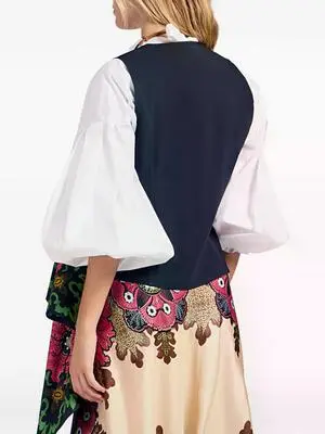 La DoubleJ Floral Print Waistcoat