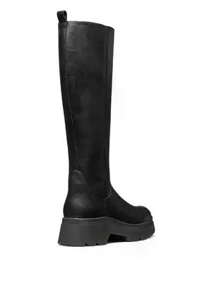 Geox Knee-high Platform Boots With Zip Fastening