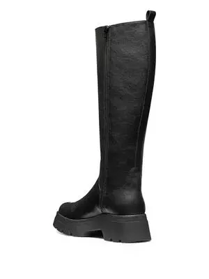 Geox Knee-high Platform Boots With Zip Fastening