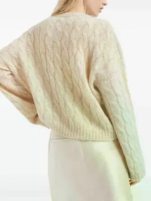 Brunello Cucinelli Crew Neck Cable Knit Jumper