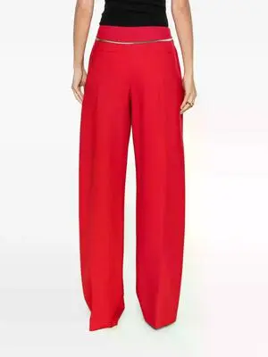 Sportmax Pleated Front Wide Leg Trousers