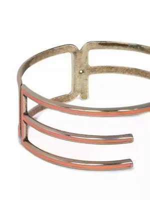 Etro Logo Plaque Bracelet - Silver