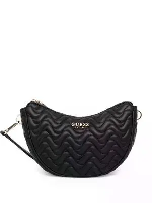 Guess Quilted Chain Bag - Black