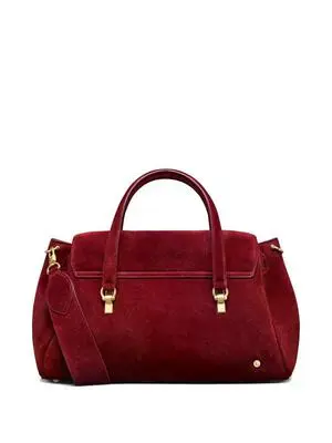 Thom Browne Mrs. Thom Calf Suede Holdall Bag - Red