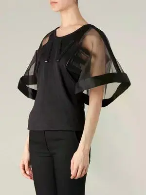 Undercover Live' Sheer Sleeve Top