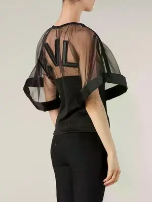 Undercover Live' Sheer Sleeve Top