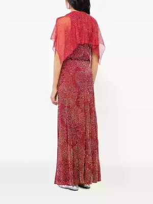 Rabanne Embellished Cape Top