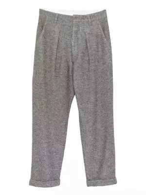 RANRA Pleated Cuffed Trousers - Grey