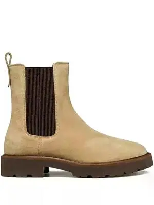 Geox 40mm Lug Sole Pull-on Boots - Neutrals