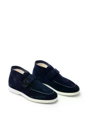 FERRAGAMO Suede Desert Boots - Blue