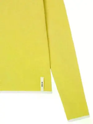 Sunnei Half-zip Long-sleeve Top - Yellow