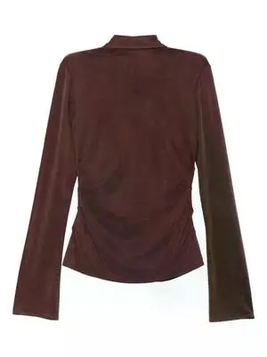 AVAVAV Simone Gathered Shirt - Brown