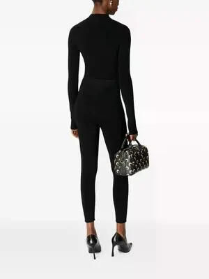 MARINE SERRE High-neck Long-sleeve Top With Moon Logo