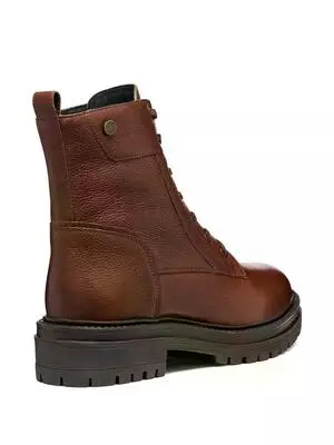Geox 45mm Lug-sole Lace-up Boots