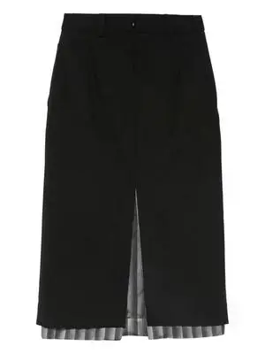 Antonio Marras Midi Skirt With Stripe Detail