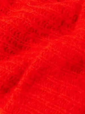 Guest In Residence Ribbed Merino Wool-blend Beanie - Red