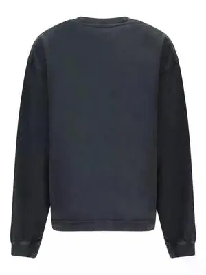 Alexander Wang Reflective Halo Oversized Long Sleeve T-shirt