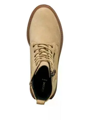 Geox Zip-up Lace-up Ankle Boots