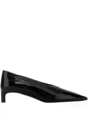 JIL SANDER 40mm Leather Pumps - Black