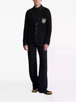 Balmain V-neck Embroidered Cardigan