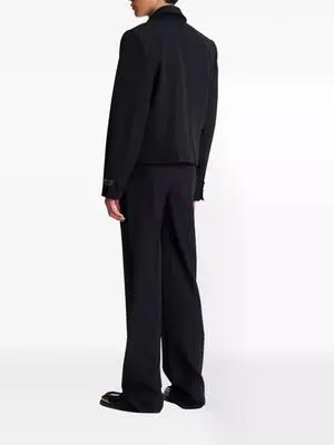 Balmain Grain De Poudre Wool Blazer