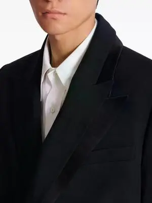 Balmain Grain De Poudre Wool Blazer