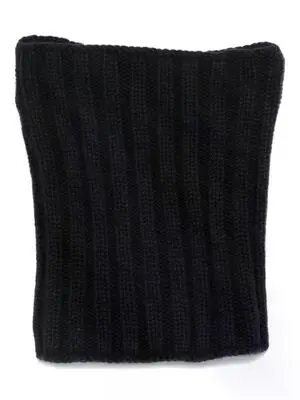 DELL'OGLIO Ribbed Neck Warmer - Blue