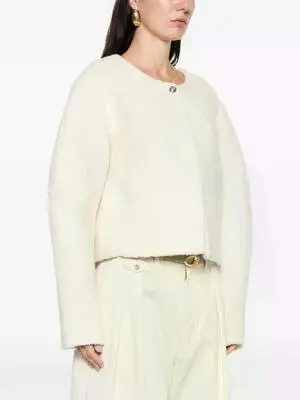 Soft Goat Bouclé Cropped Jacket