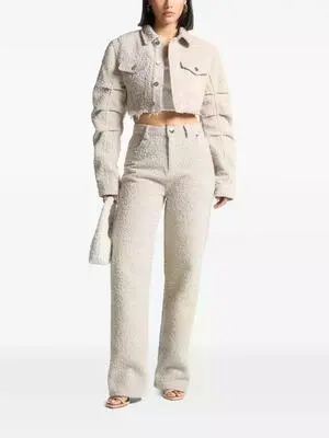 Manière De Voir Maniere De Voir Sara Bouclé Straight-leg Jeans